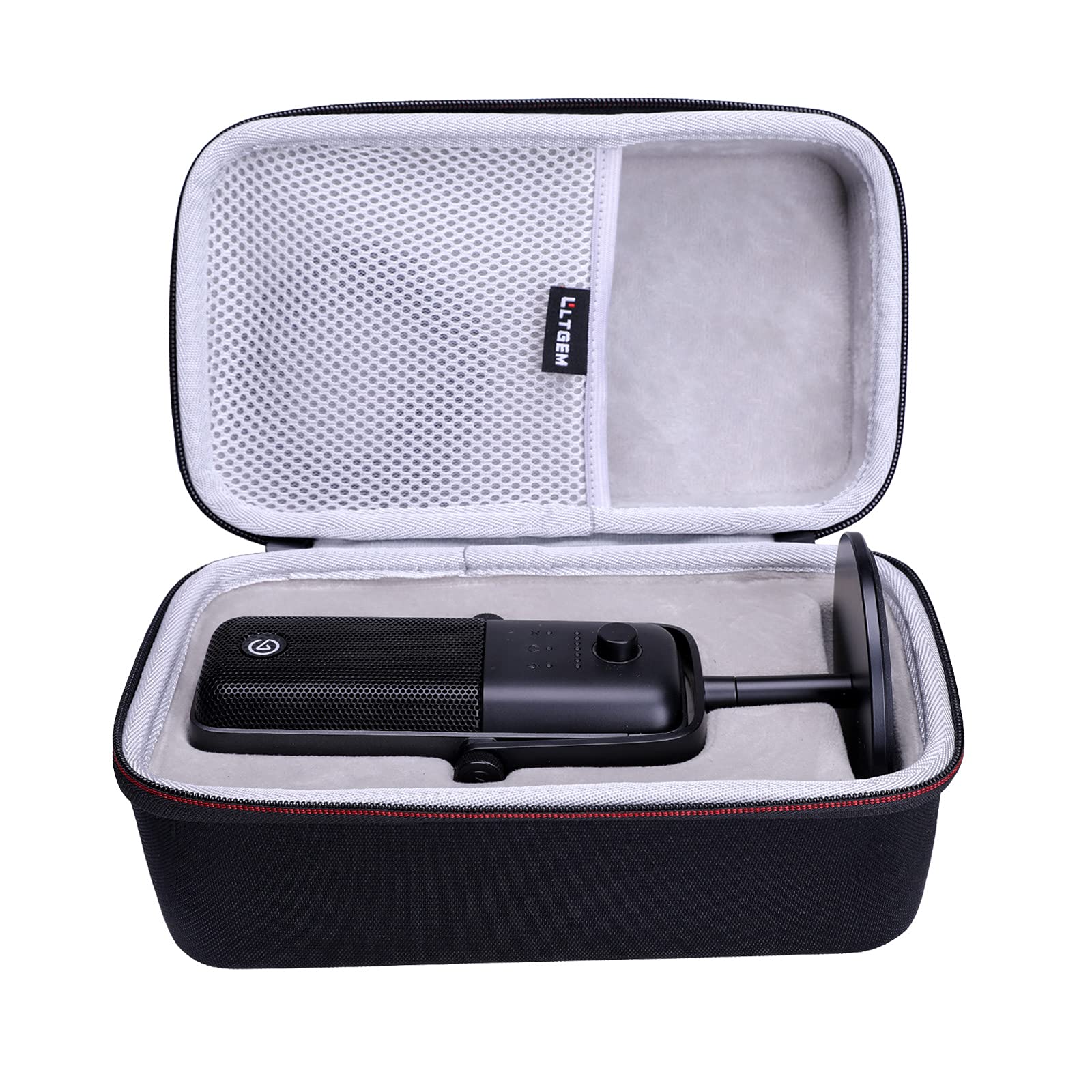 L LTGEM Hard Carrying Case for Elgato Wave: 3–USB Condenser Microphone and Digital Mixer-Storage Protective Bag
