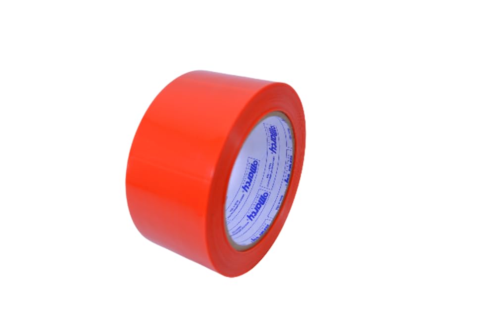 Marcy Adhesives 24 Pack Auto Glass Securing Tape All Weather No Residue 2" x 108' Orange Perforated (6")