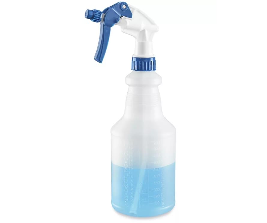 SUPER+ 24 Oz Empty Spray Bottles 4 Pack – Adjustable Nozzle, Leak Proof Plastic Bottles for Cleaning Solutions, Plants, Pet, Or Diy Spray Bottle