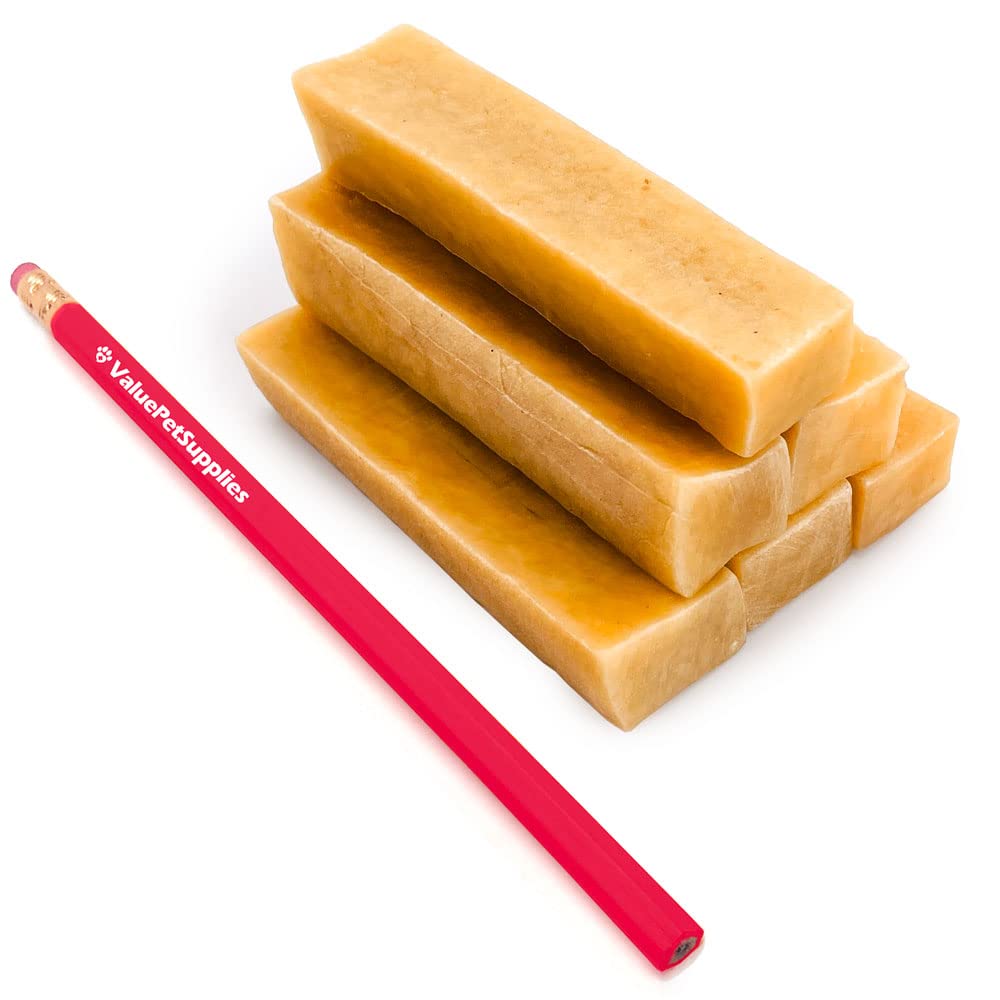 ValueBull Himalayan Yak Cheese Dog Chews, Extra Extra Large, 10 ct - Long-Lasting for Aggressive Chewers, All Natural, Healthy & Safe, Low Odor Nepal Yak Milk Chews
