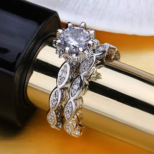 LSOOYH Women Fashionl Rings For Couples