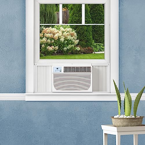 Keystone 12,000 BTU 230V Window-Wall Air Conditioner & 11,000 BTU Heater with Smart Remote Control, Window AC and Heater with Dehumidifier Function for Medium Sized Rooms up to 550 Sq.Ft.