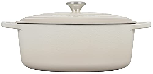 Le Creuset Enameled Cast Iron Signature Oval Dutch Oven, 8 qt., Meringue