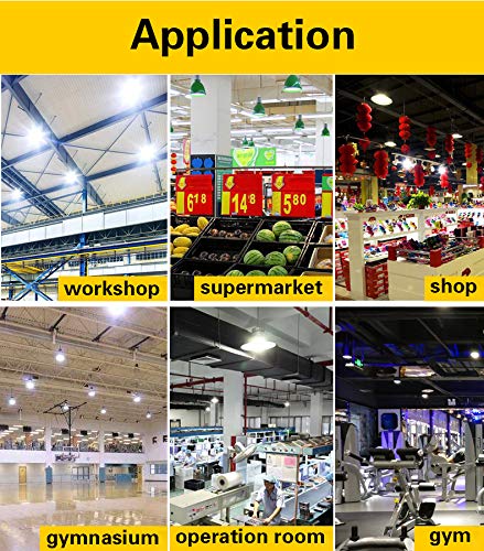 LED Corn Bulb,60 Watt (400W Equivalent),5500 Lumen,6000K- 6500K,Cool Daylight LED Street and Area Light,E26/E27 Medium Base, Not-Dimmable for Garage Warehouse High Bay Barn Backyard and More