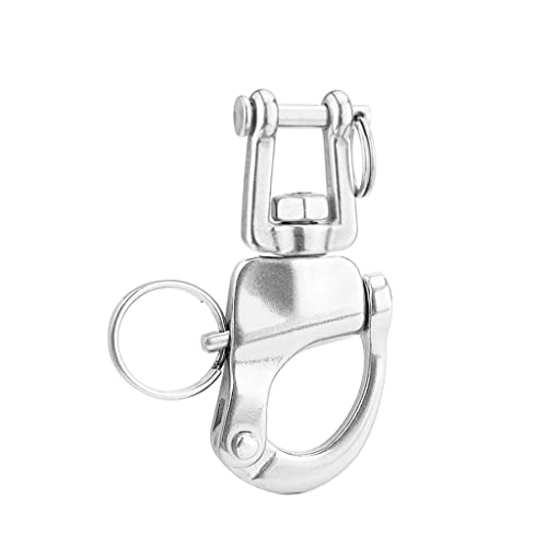 MAXIAOAO Hardware Accessories 316 Stainless Steel Swivel Shackle Quick Release Boat Anchor Chain Eye Shackle Swivel Snap Hook for Marine Architectural