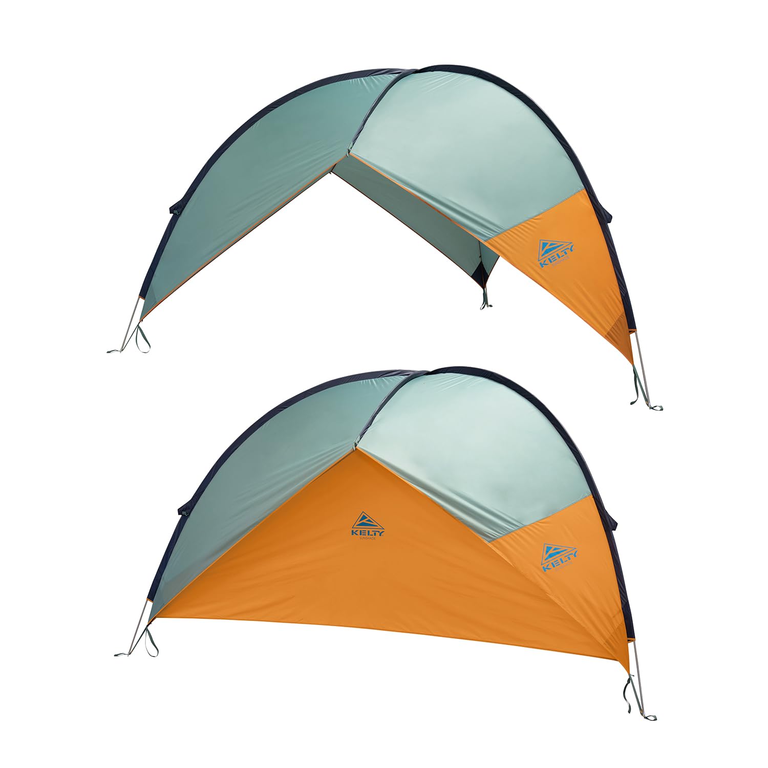 Kelty Sunshade β Pop Up Portable Shade UV Shelter for Beach Trips, Soccer Games, Backyard, Camping, Adjustable Side Wall, Wind Protection, Huge Interior Space, 2024 Model (Malachite)