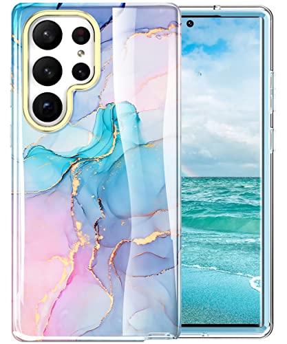 Turquiase for Samsung Galaxy S23 Ultra Case, Lightweight and Stylish Full Body Shockproof Protective Rugged TPU Case for Galaxt S23 Ultra