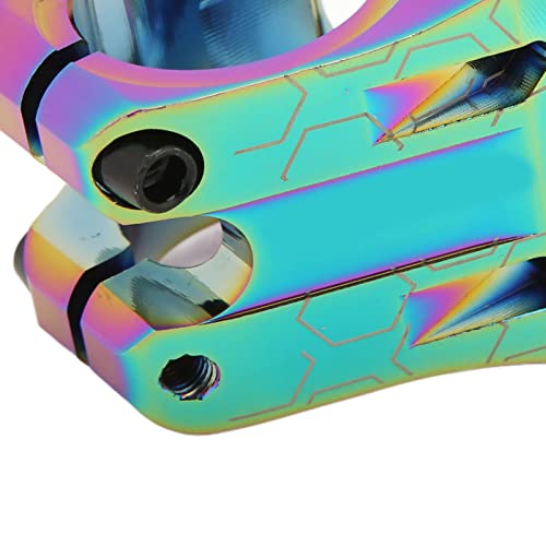 Raguso Short Handle Stem, Short Handlebar Stem Hollow CNC Cutting High Strength for Road Bike