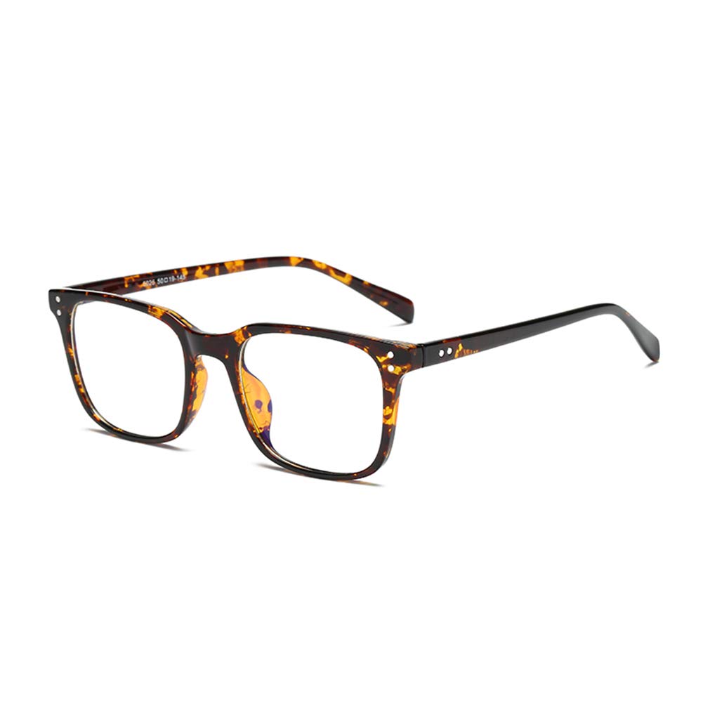Karsaer Blue Light Blocking Glasses Women Men Anti Eyestrain Computer Eyeglasses Large Square TR90 Frame