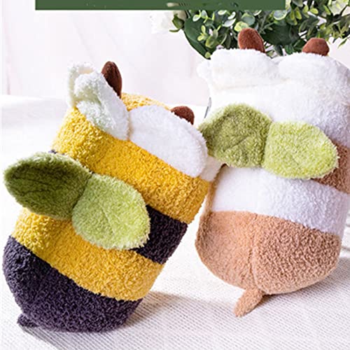OUKEYI 12 Inch Bee Plush Toy, Cuddly Bee Pillow ,Soft Honeybee Hugging Pillows Plush Doll Gift for Kids Birthday Party,Christmas,Valentine