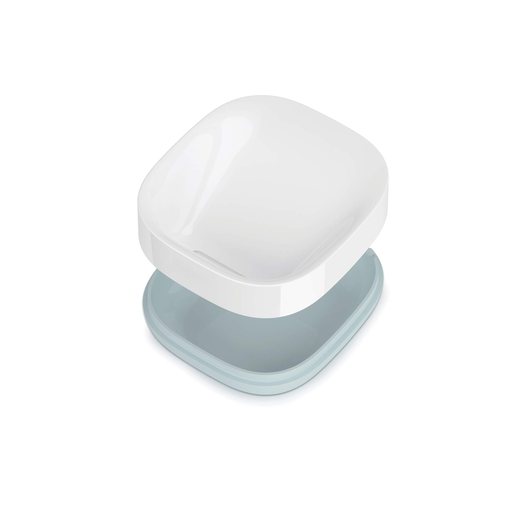 Joseph Joseph 70502 Slim Compact Soap Dish with Drain, Blue 7.1 x 3.6 x 8.4 cm