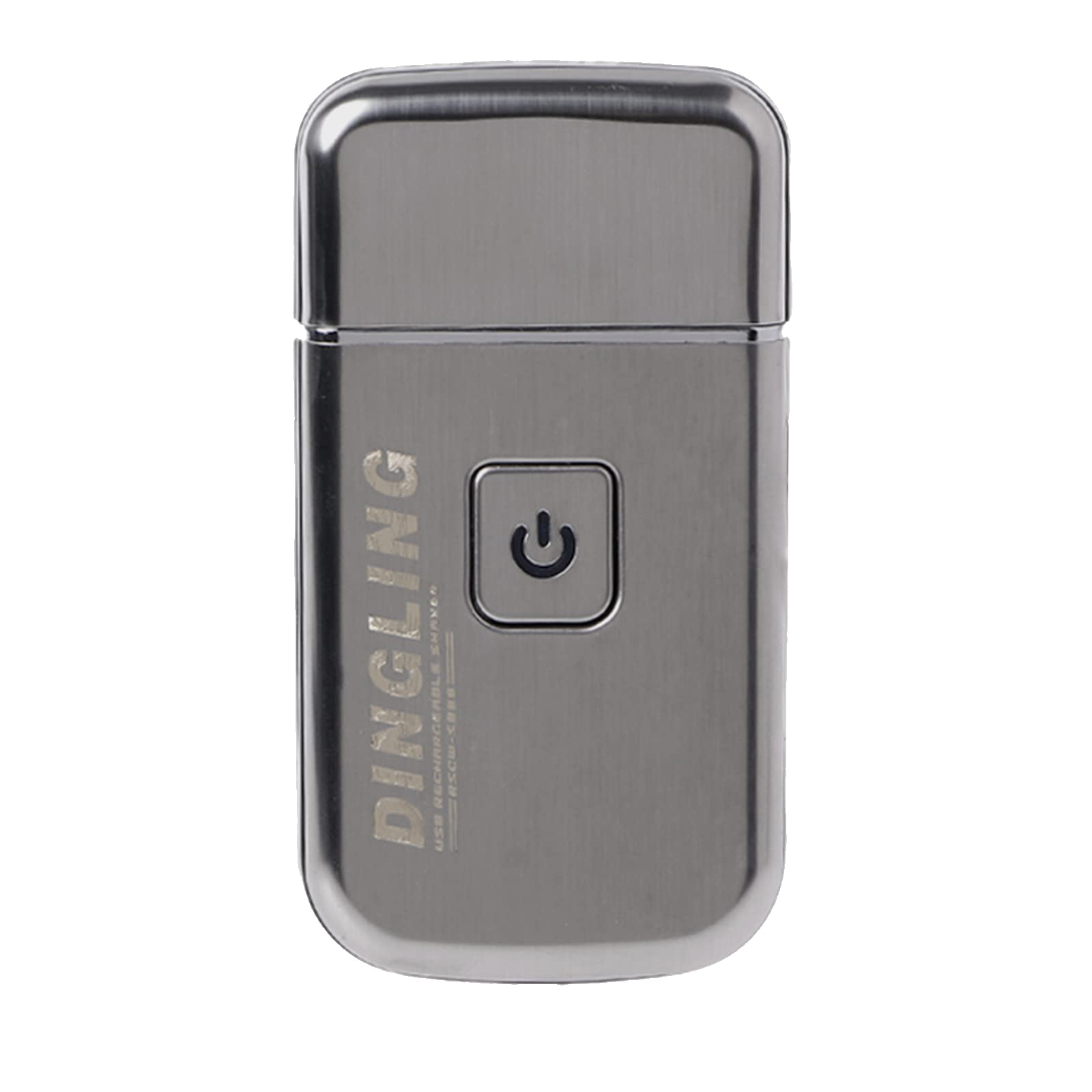 KEMEI Men's Reciprocating Mini Electric Razor for Men,Cordless USB Charging Travel Beard Razor Facial Trimmer, Silver