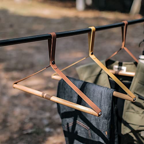WODMB 1pc Beech Wood Clothes Rack Not Easy to Slip Off High Load Bearing Capacity Good Toughness Suitable for Traveling (Color : E, Size : 41.7 * 1.5 * 21.2 cm)