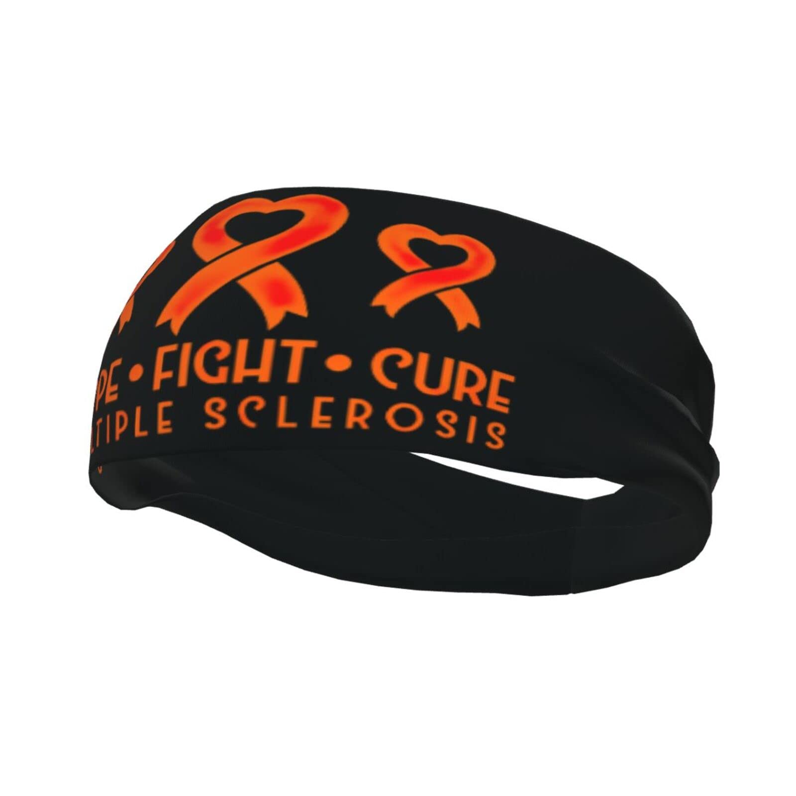 Multiple Sclerosis Ms Awareness Fitness Exercise Headband Unisex Yoga Non-Slip Quick-Drying Fitness Headband