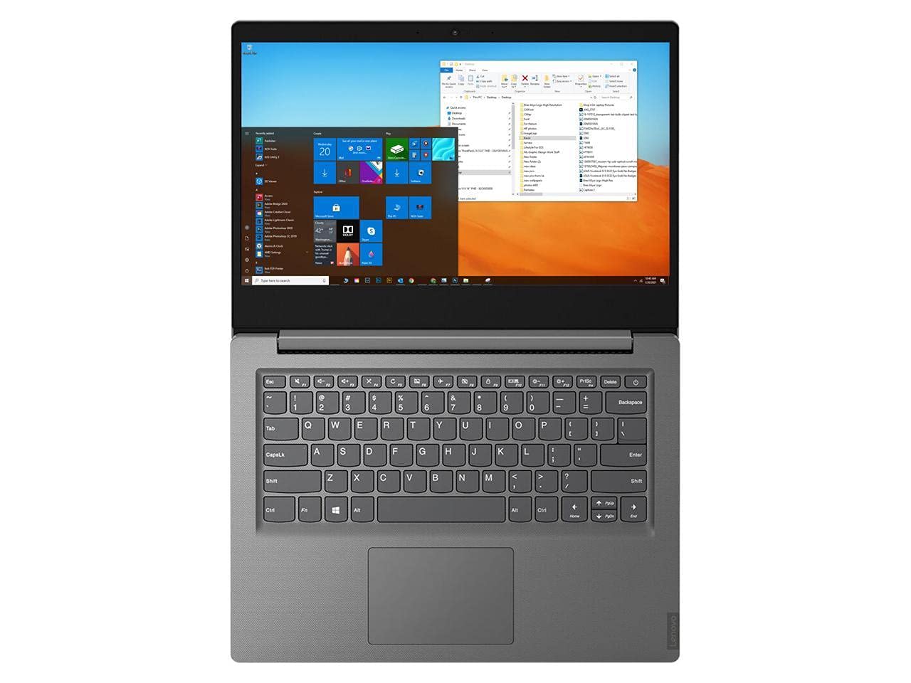 Lenovo V14 Business Laptop Computer, 14" Full HD Display, AMD Athlon Gold 3150U, 12GB DDR4 RAM, 256GB PCIe SSD, WiFi, Webcam, HDMI, Windows 10 Pro, GalliumPi Accessories