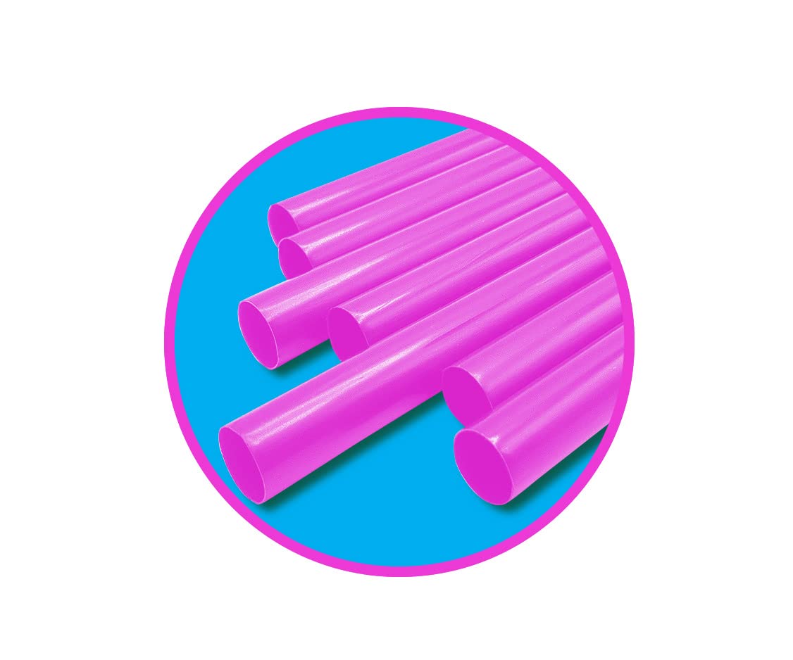 PINK 8" Boba Bubble Tea Straws by Buddha Bubbles Boba 50 Count
