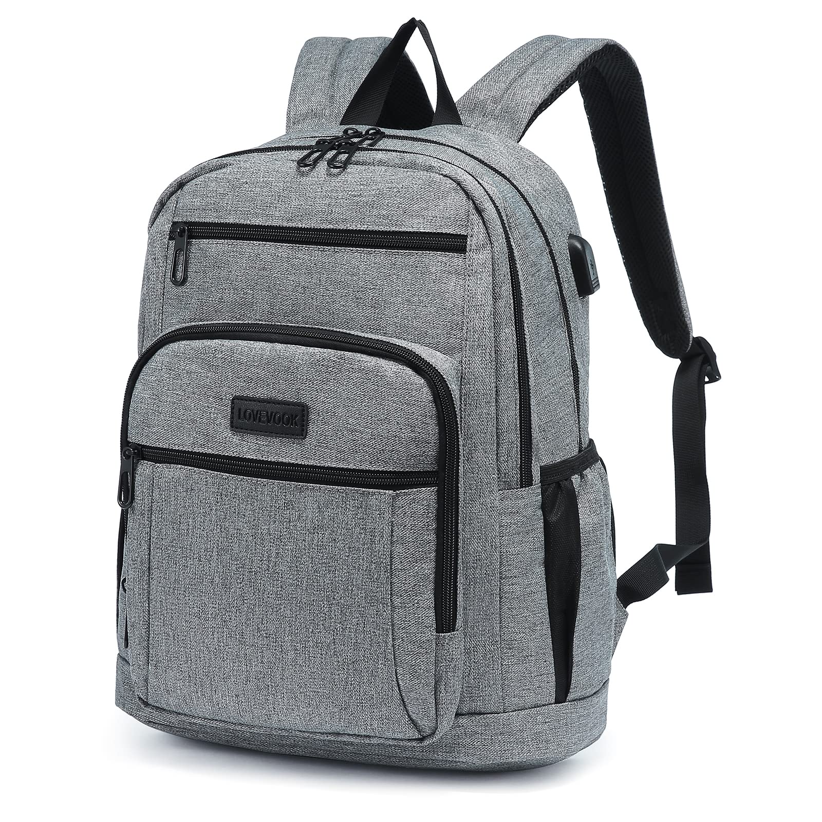 LOVEVOOK Laptop Backpack for Women Quilted Fashion Travel Backpack Purse Airline Approved 15.6 Inch Large Teacher Nurse Bag with Dual Computer Compartment for Work Business College