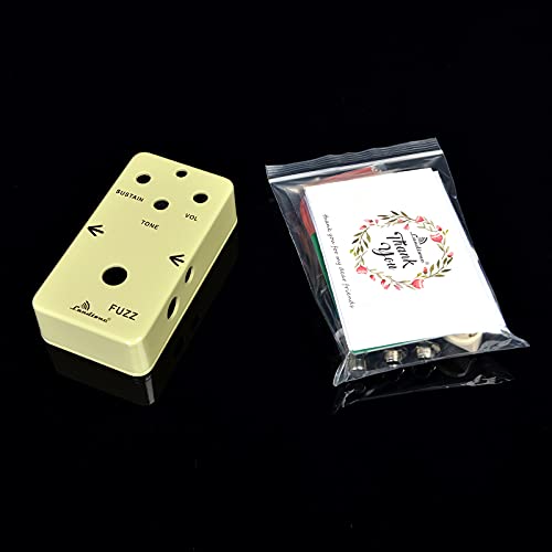 LANDTONE DIY Fuzz Guitar Pedal Kits With 1590B Style Aluminum Box and 3PDT Foot Switch True Bypass (LT-FZ-S01)