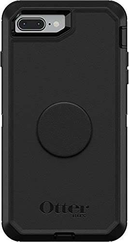 OtterBox + Pop Defender Series Case for iPhone SE 3rd Gen (2022), iPhone SE 2nd Gen (2020), iPhone 8/7 (NOT Plus) Non-Retail Packaging - Black