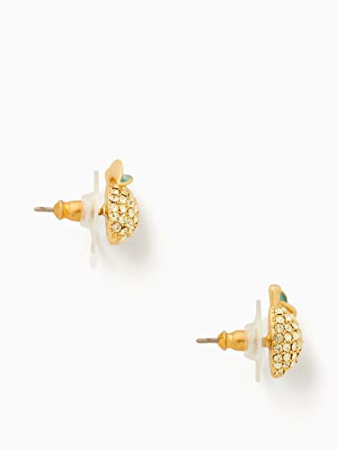 Kate Spade New York Picnic Perfect Lemon Studs bundled with matching Picnic Perfect Lemon Necklace