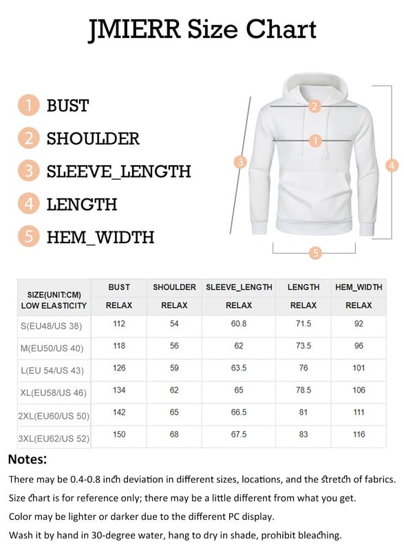 JMIERR Mens Lightweight Cotton Hoodies Winter Casual 1/4 Sweatshirts Loose Fit Drawstring Pullover Shrits, US40(M), A Khaki