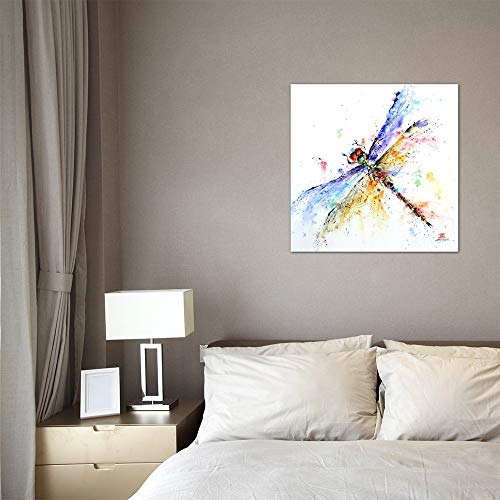 iCanvasART DCR39-1PC3-18x18 iCanvas Dragonfly Print by Dean Crouser, 18" x 18"