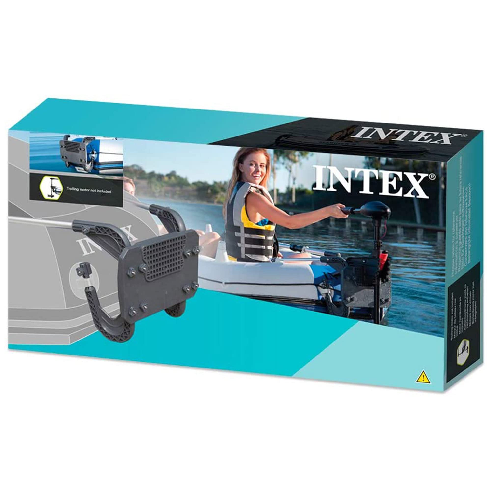 INTEX 68624EP Motor Mount Kit: Easy to Attach β Heavy-duty Composite Mount β Marine Plywood β Aluminum Support Arms β Fits up to 3.0 HP Motors