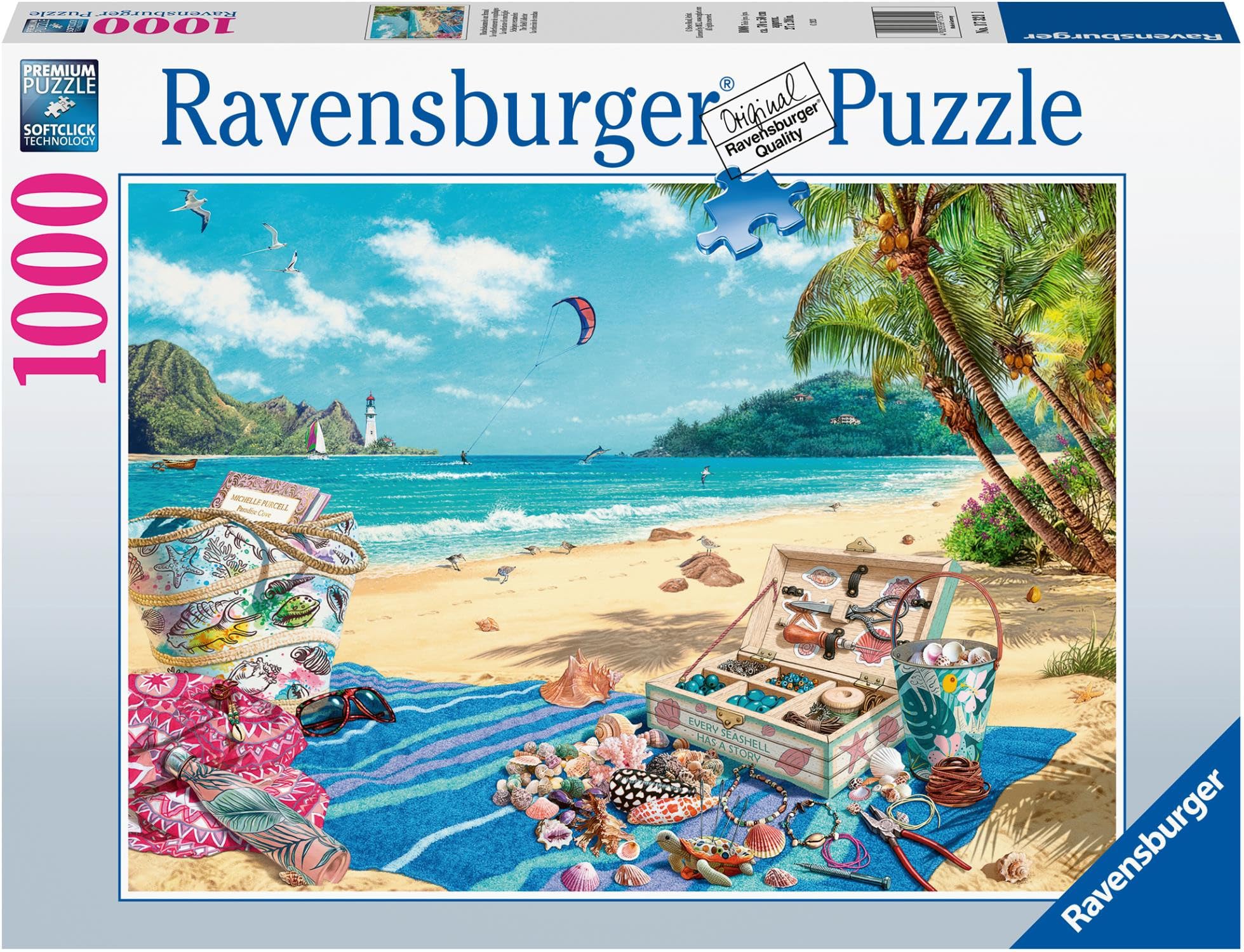 Ravensburger The Shell Collector Jigsaw Puzzle - 1000 Piece | Unique Softclick Technology | Engaging Artwork | FSC Certified Materials