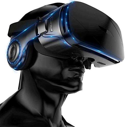 LBWT 3D VR Glasses, Smart VR Headset Audiovisual Integration Head-Mounted Virtual Reality Headset for TV/Movies/Video Games