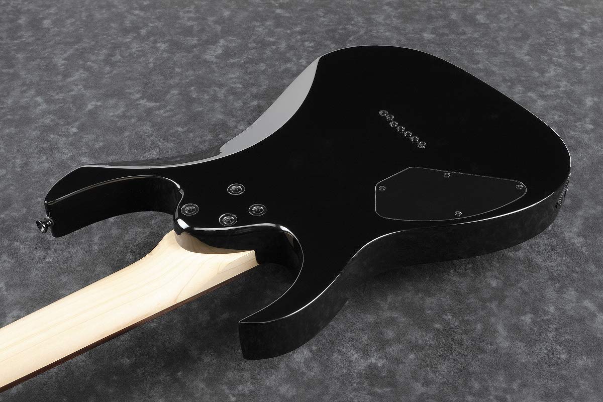 Ibanez GRG 7 String Solid-Body Electric Guitar, Right, Transparent Black Sunburst, Full (GRG7221QATKS)