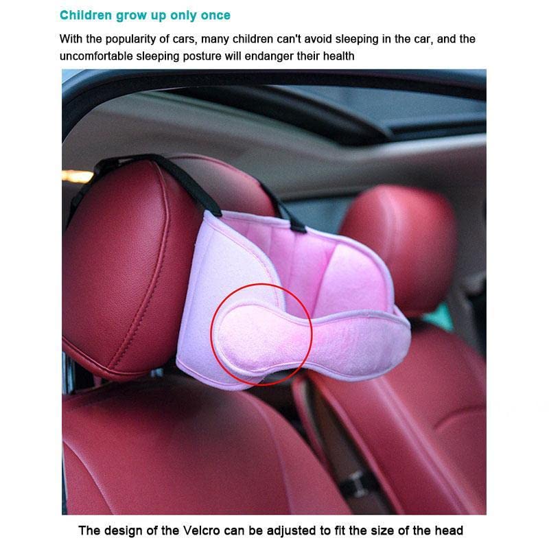 SWEETOP Child Head Support for Car Seats – Safe, Comfortable Head & Neck Pillow Support Solution for Front Facing Car Seats and High Back Boosters – Baby & Kids Travel Accessories
