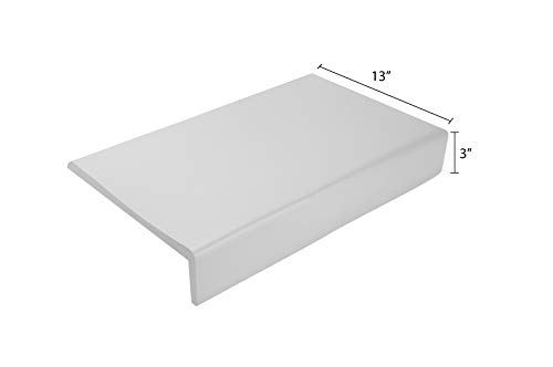 Kidkusion Soft Seat Edge Cushion | Made in USA | 36" | Taupe | Fireplace Cushion and Hearth Pad