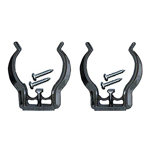 Maglite Black Universal Mounting Brackets for D-Cell Flashlight, 2 pk