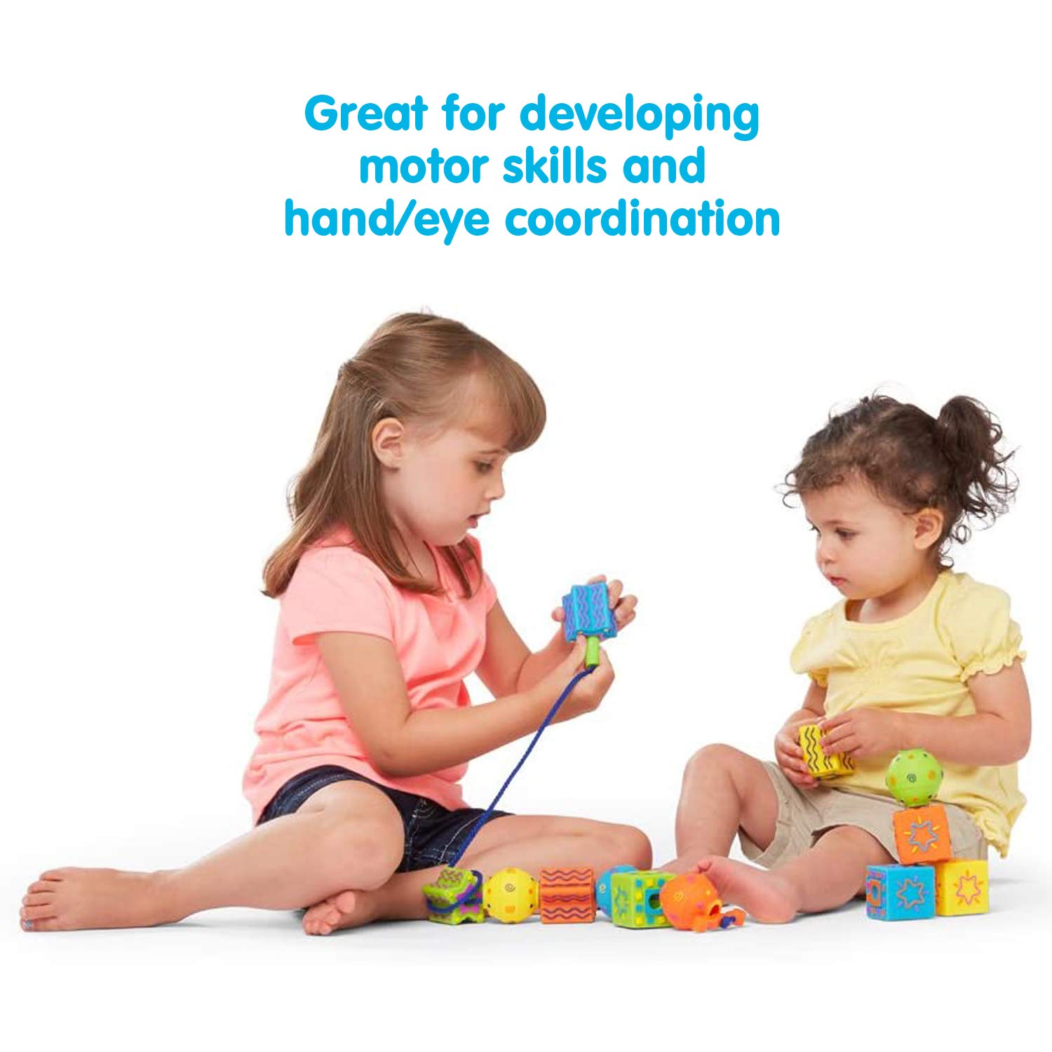Kidoozie Lace-A-Shape Activity Toy for Infants and Toddlers Ages 6 to 18 Months