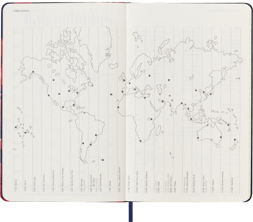 Moleskine 2022 Year Of The Tiger Weekly Planner, 12M, Large, Blue, Hard Cover (5 x 8.25)
