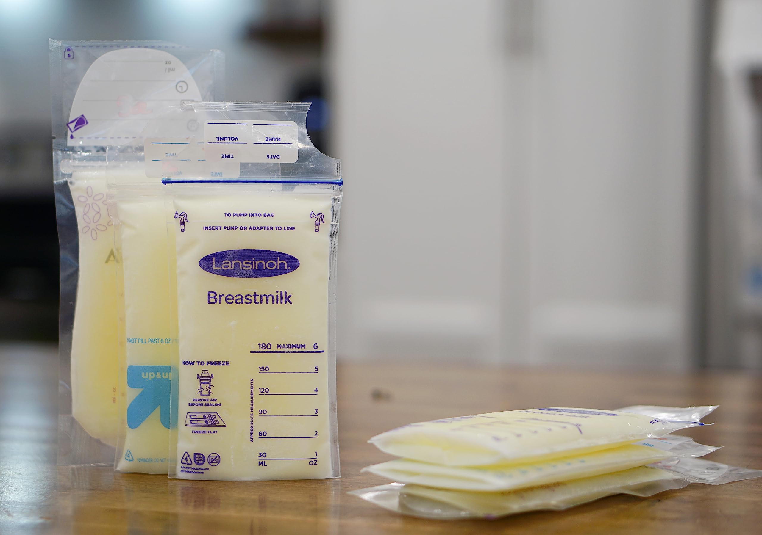 Magnetic Breastmilk Freeze Flat Trays - Breastpump Accessory to Freeze Breast Milk Storage Bags Flat - (for Lansinoh, Up&Up, & Avent, Starter Set (2-6oz))