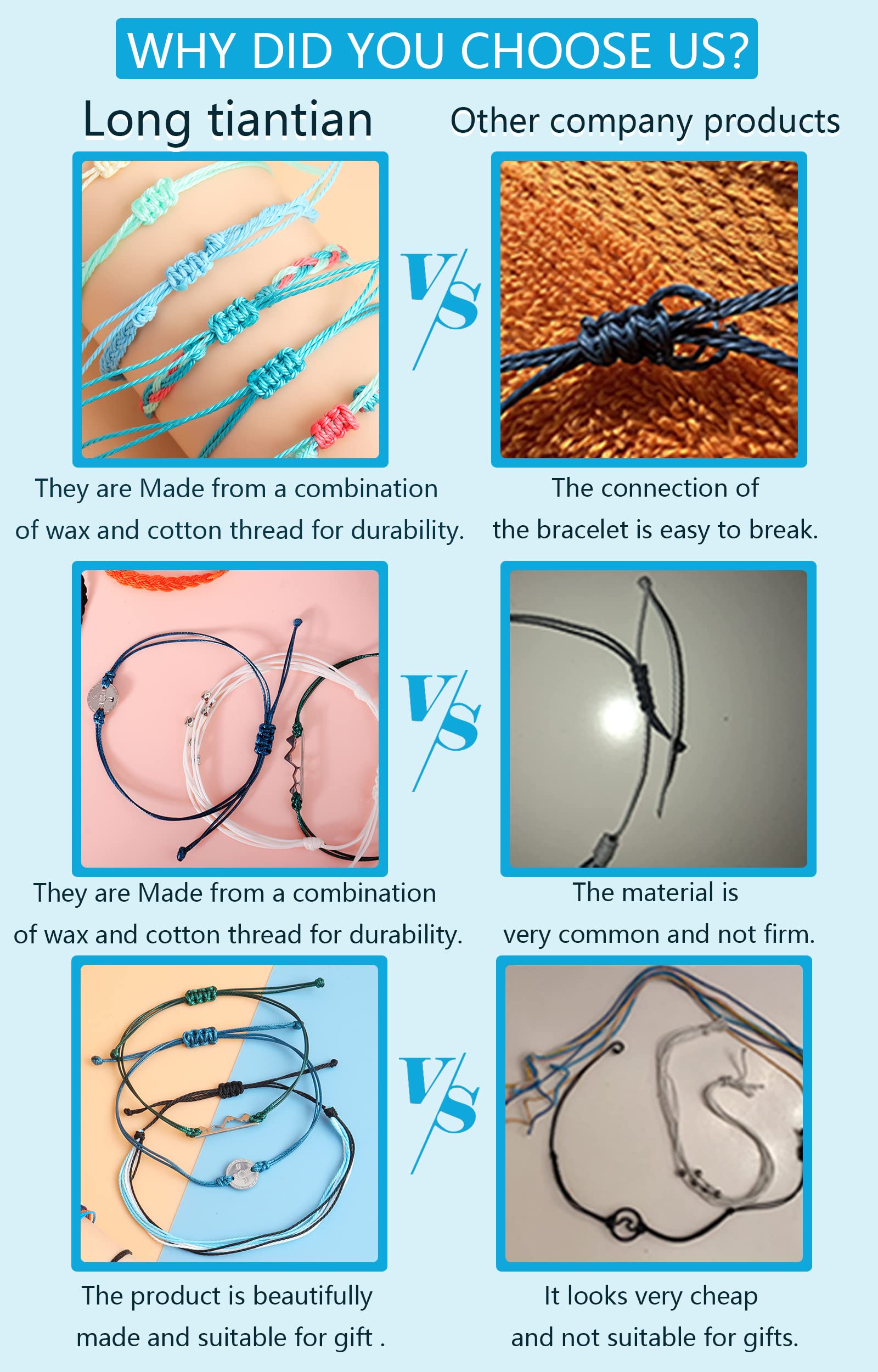 Long tiantian Boho Bracelets for Women Sunflower String Bracelets Ankle Bracelets for Women