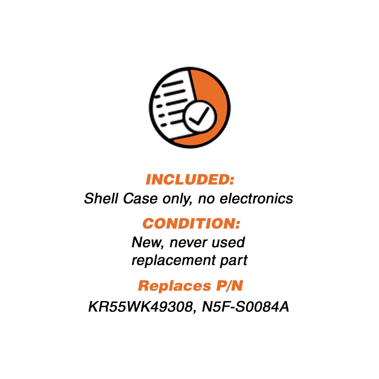 Key Fob Case Shell for Honda Accord Civic Pilot & More (Swap Your Original Blade)
