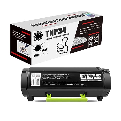JENKEM High Yield Replacement Compatible for Konica Minolta TNP34 Toner Cartridge (with Chip) Work for Konica Minolta Bizhub 4700P Printer