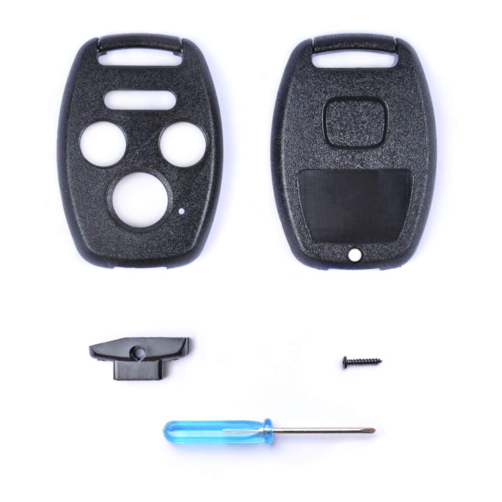 Key Shell Replacement for Honda Accord Civic EX Pilot - Mikkuppa Key Fob Cover with Screwdriver