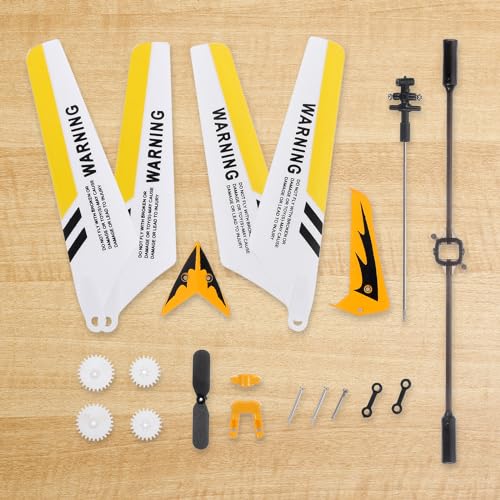 ibasenice RC Helicopter Replacement Parts - A Helicopter Blade Connect/SG Buckle Shaft Inner S Tail Balance, Spare Blades for RC Helicopter
