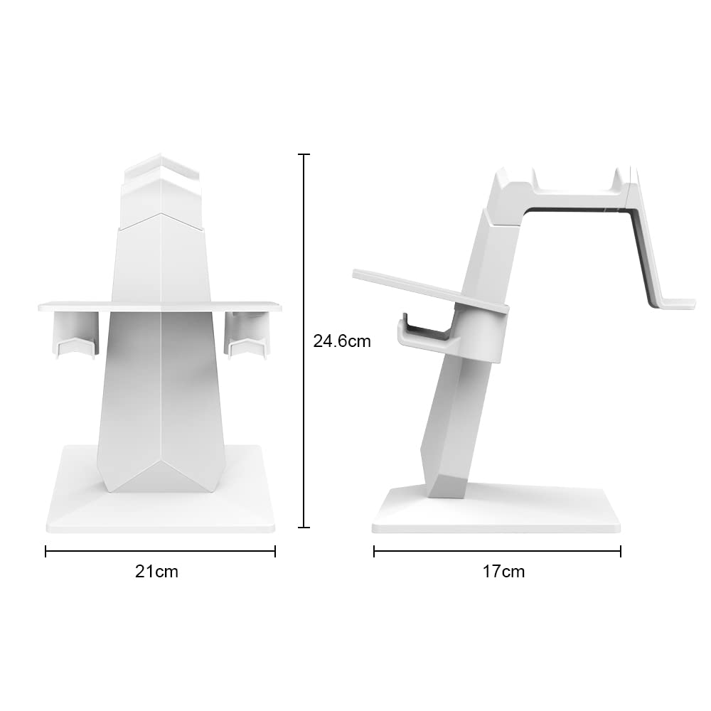 LEFXMOPHY VR Headset Stand for Oculus Quest 2 / Meta Quest 2 / Rift/Rift S/Quest/Valve Index/HP Reverb G2 VR Headset Holder Shelf