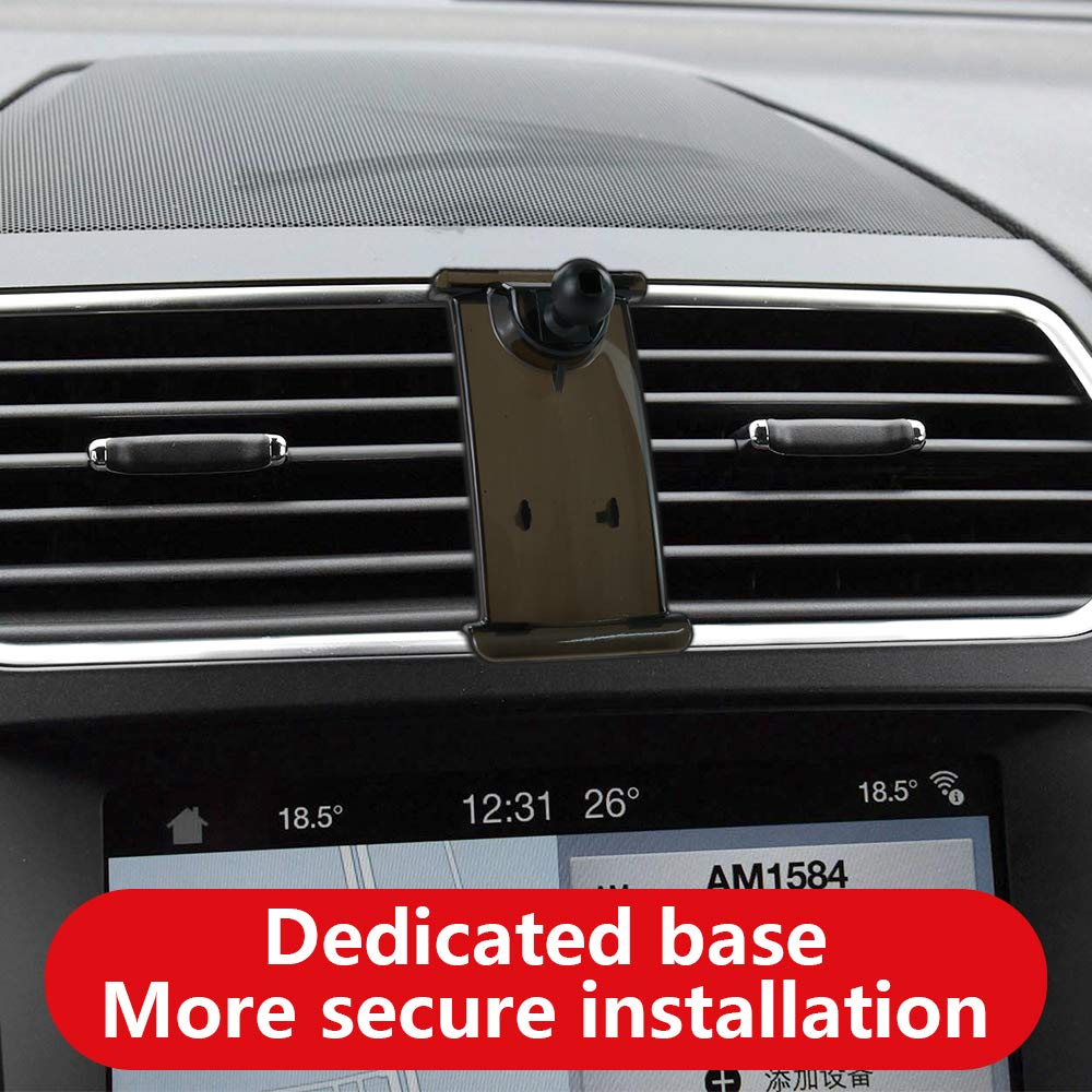 LUNQIN Car Phone Holder for 2016-2019 Ford Explorer Auto Accessories Navigation Bracket Interior Decoration Mobile Cell Phone Mount