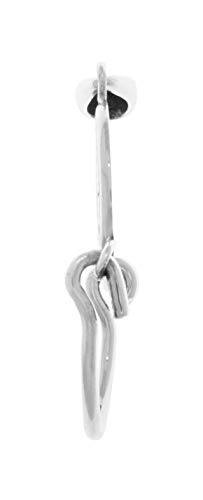 Jewelry Trends Sterling Silver Celtic Knotwork Charm Holder Round Pendant