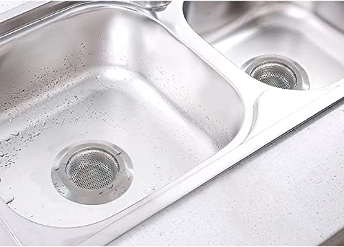 Stainless Steel Sink Strainer Set- 5 Pieces, Fits Most Kitchen Sinks, Bathroom Sinks,Shower Drains