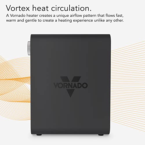 Vornado VMHi300 Whole Room Metal Space Heater, Mechanical Thermostat, Advanced Safety, Storm Gray