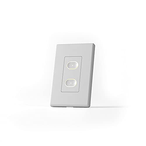 LIFX Smart Switch, 2 Button in-Wall Wi-Fi Smart Touch Switch (White)
