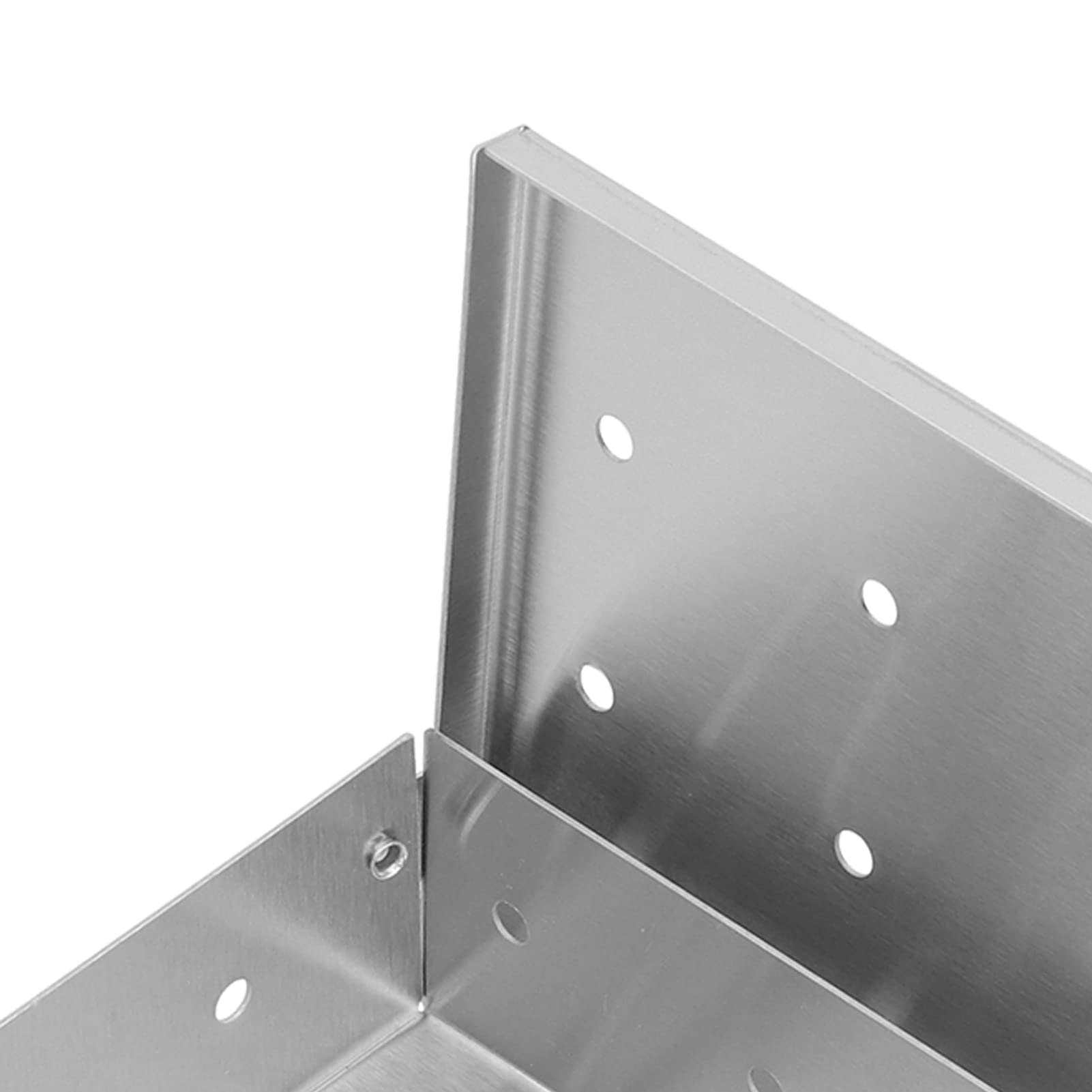 Jerys Smoker Box, Wood Chip Stainless Steel Barbecue Grill Box for Picnic for Party