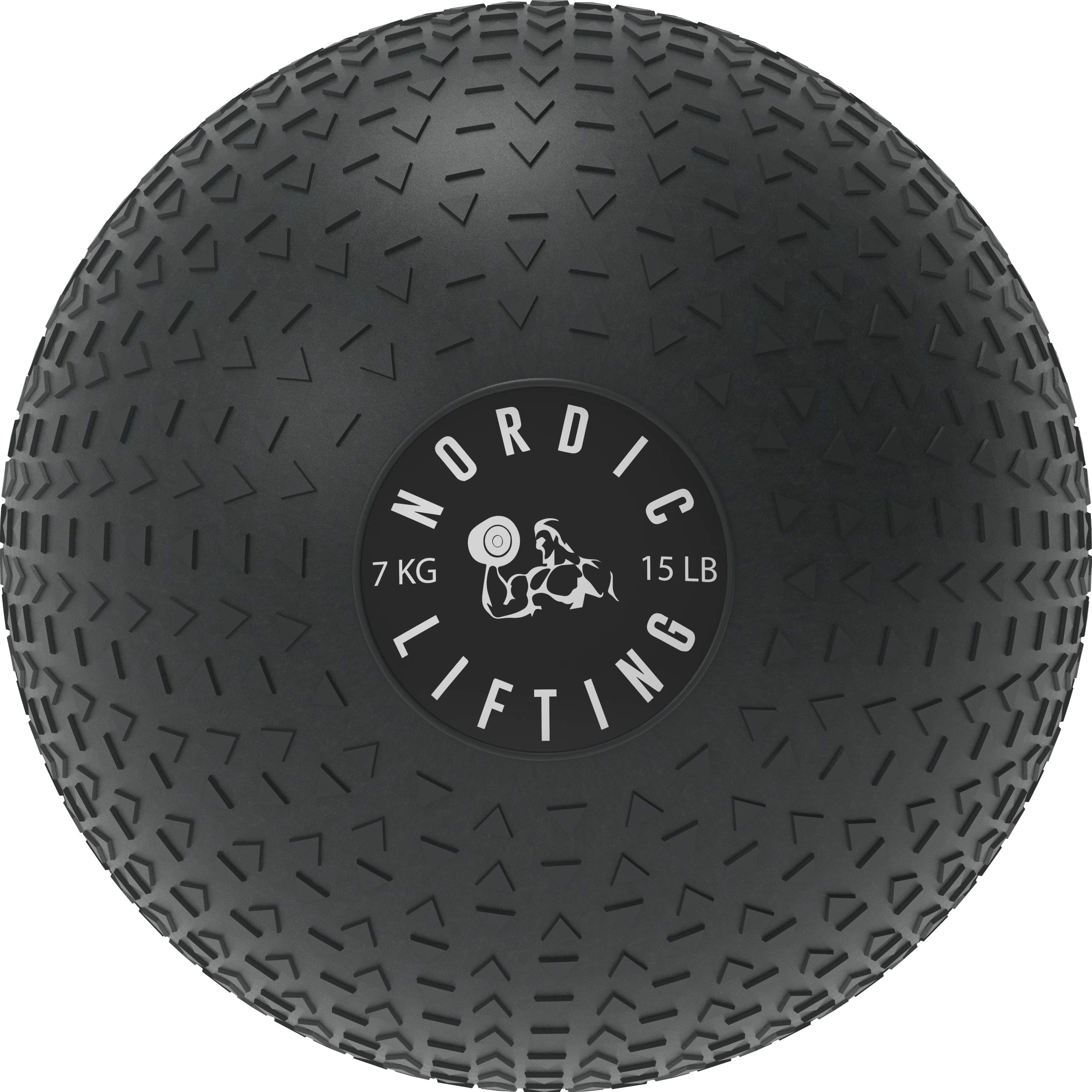 Nordic Lifting Gymnastic Rings Bundle with Slam Ball 15 lb