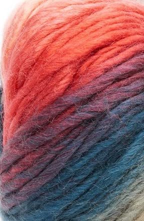 Lion Brand Landscapes Yarn - 6 Pack with Pattern Cards in Color (Harvest Moon)